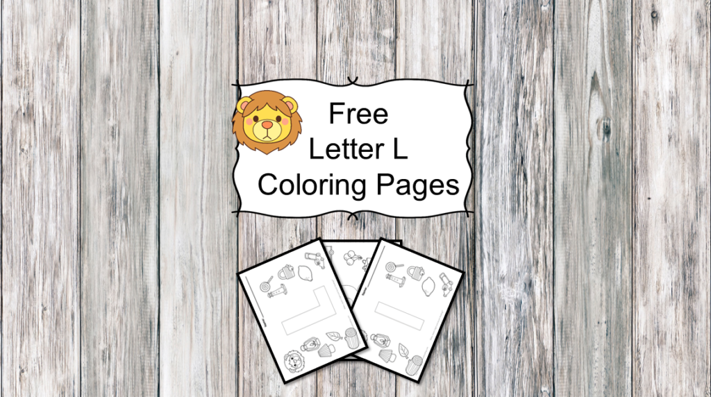 3 Letter L Coloring Pages- Easy Download! | Mrs. Karle's Sight and ...