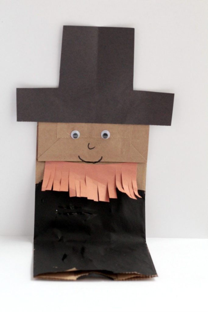 Paper Bag President Puppet Craft | Mrs. Karle's Sight and Sound Reading