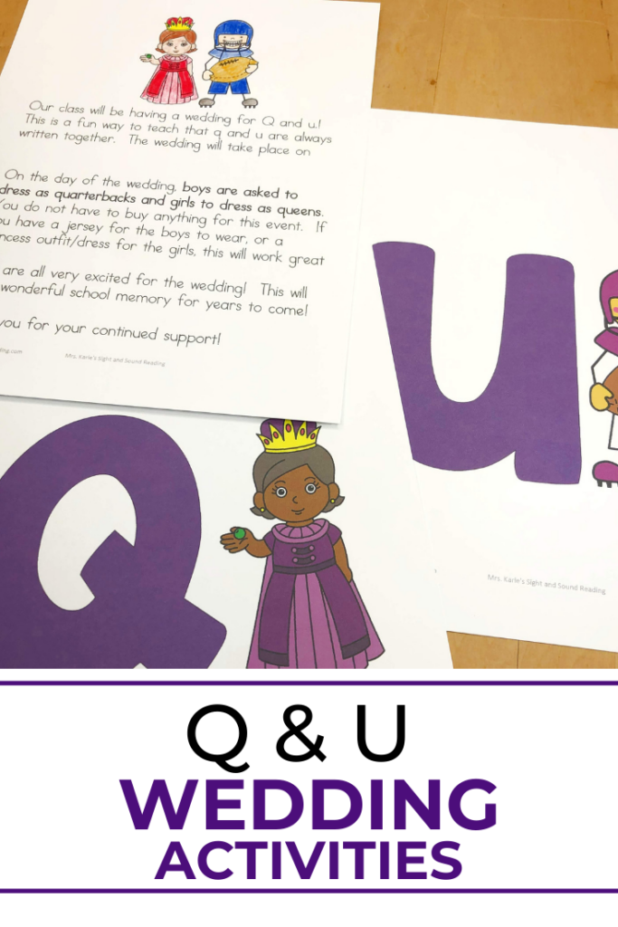 Q and U Wedding printables, vows and ideas | Mrs. Karle's Sight and ...
