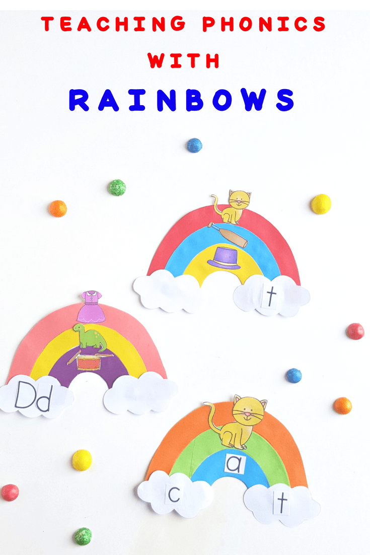 Teaching Phonics with Rainbow Word Families: Craft and Free Download ...