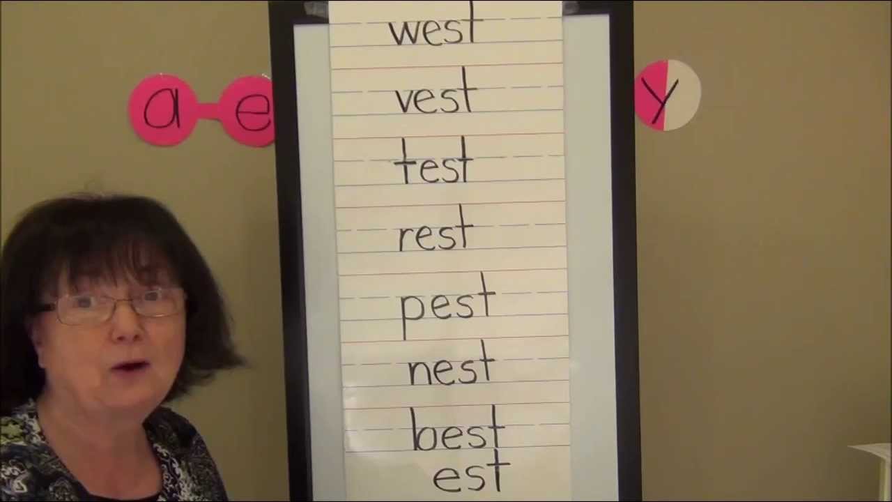 Practice Phonics Online: ‘est’ Word Ladders