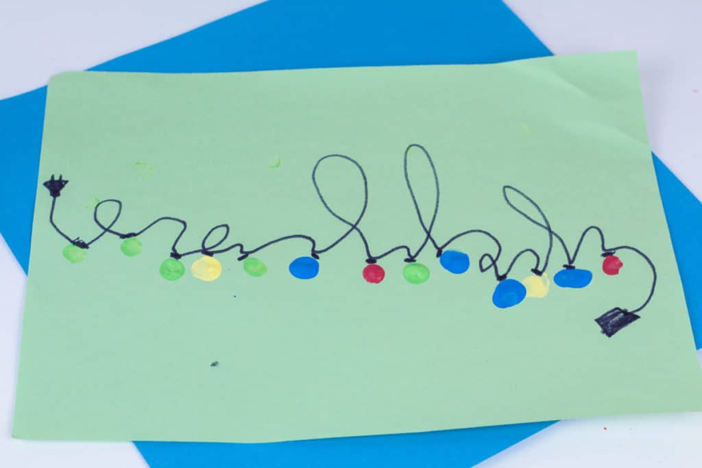Easy Christmas Light Craft for Preschool | Mrs. Karle's Sight and Sound ...