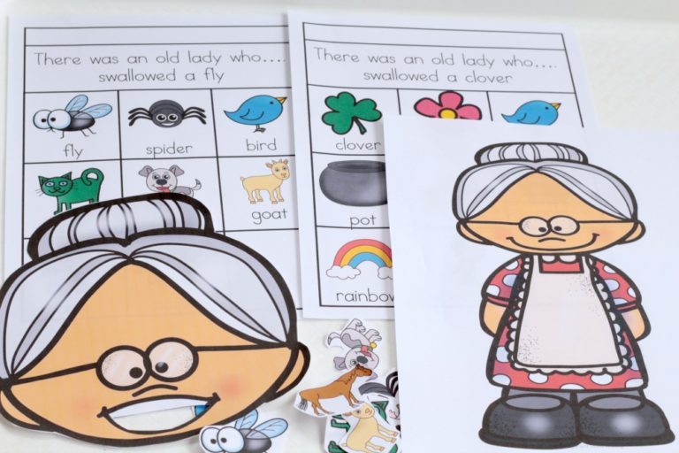 There Was an Old Lady Who Craft | Mrs. Karle's Sight and Sound Reading